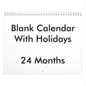Make The Best Of The Year With A Blank Calendar – My Calendar Land