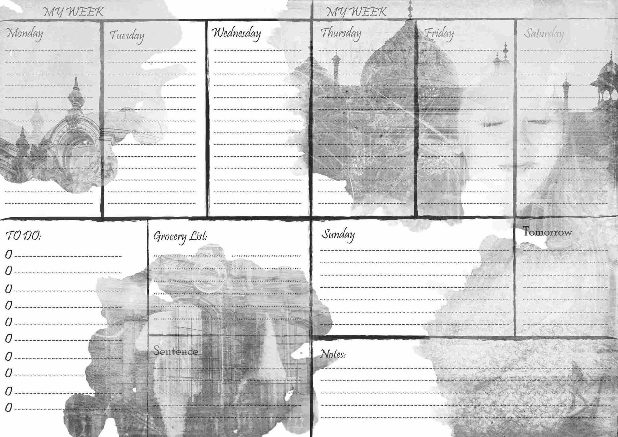 Printable Weekly Calendars For Free – My Calendar Land